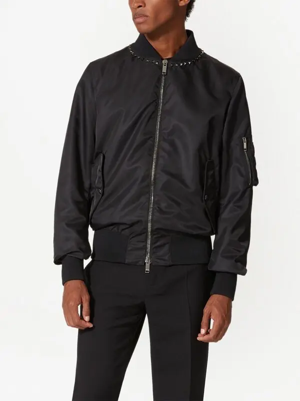 Valentino Garavani Studded Bomber Jacket