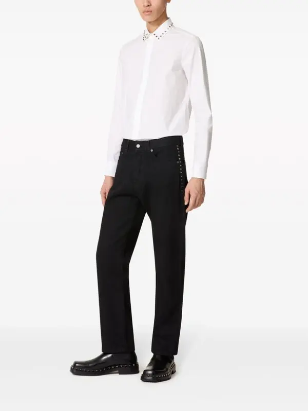 Valentino Garavani Untitled Stud Cotton Shirt