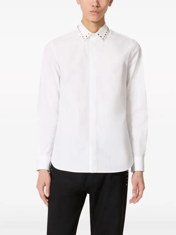 Valentino Garavani Untitled Stud Cotton Shirt