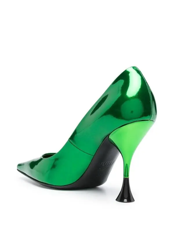 3JUIN 100mm Patent-finish Pumps