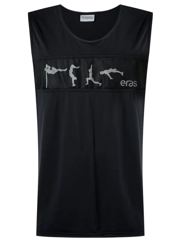 AMIR SLAMA Eras Print Sleeveless Tank Top