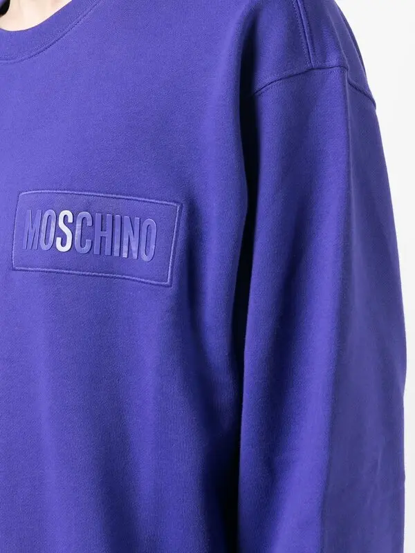 Moschino Logo-patch Sweatshirt