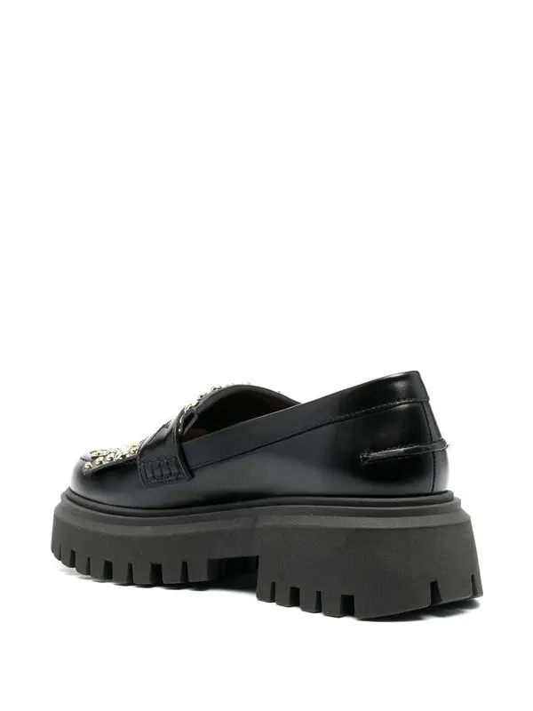 Maje Studded Platform Loafers