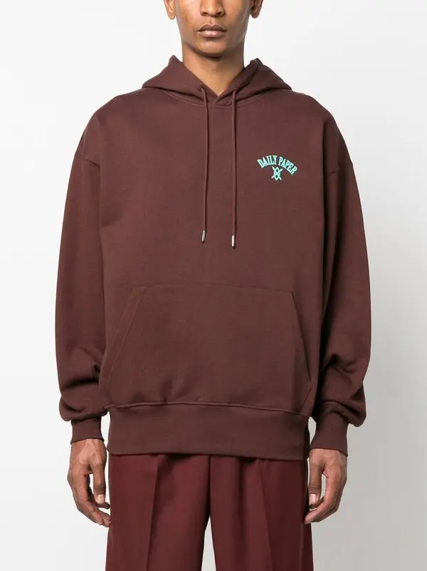DAILY PAPER Graphic Print Cotton Hoodie