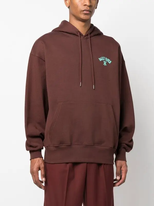 DAILY PAPER Graphic Print Cotton Hoodie