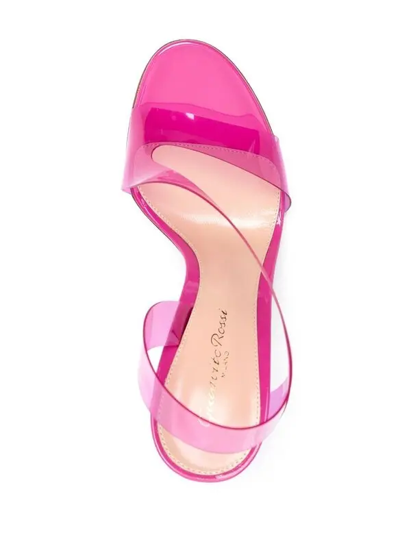 GIANVITO ROSSI Metropolis Stiletto Heel Sandals - Pink