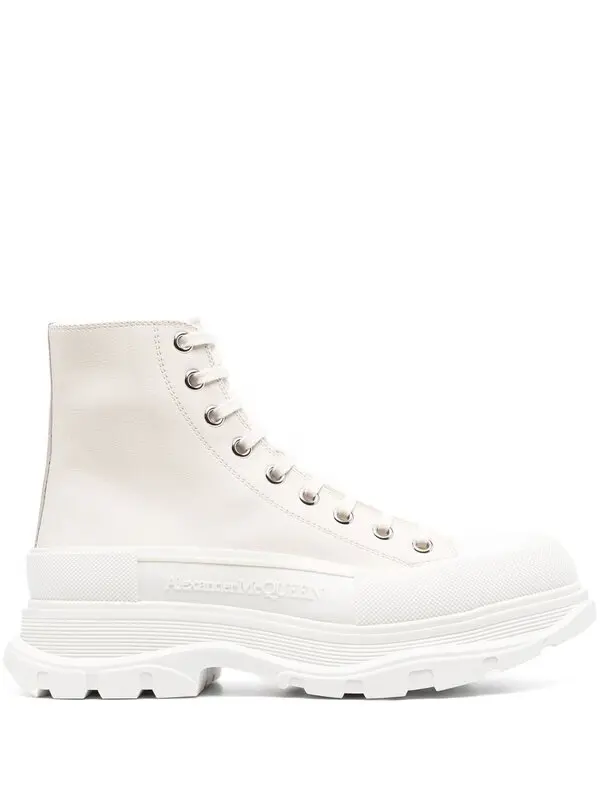 Alexander McQueen Tread Slick High-top Sneakers - Neutrals