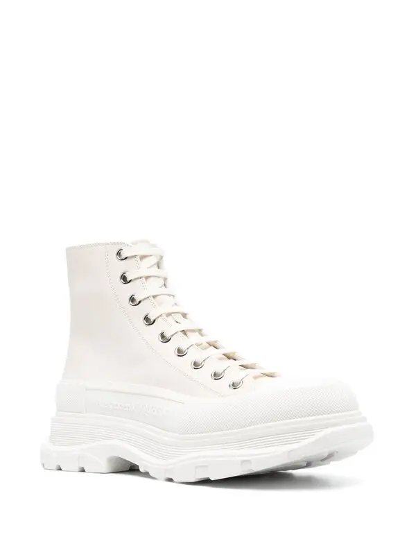 Alexander McQueen Tread Slick High-top Sneakers - Neutrals