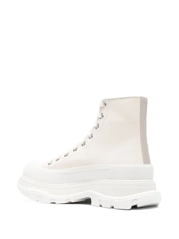 Alexander McQueen Tread Slick High-top Sneakers - Neutrals