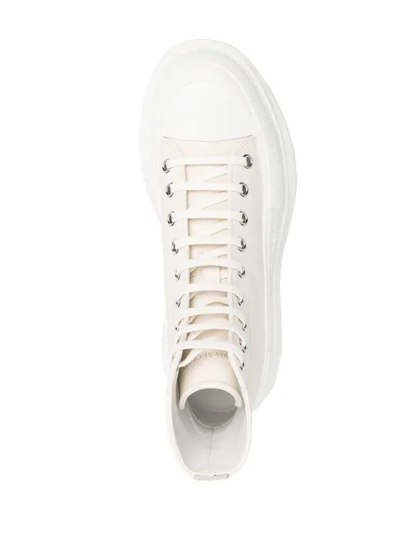 Alexander McQueen Tread Slick High-top Sneakers - Neutrals