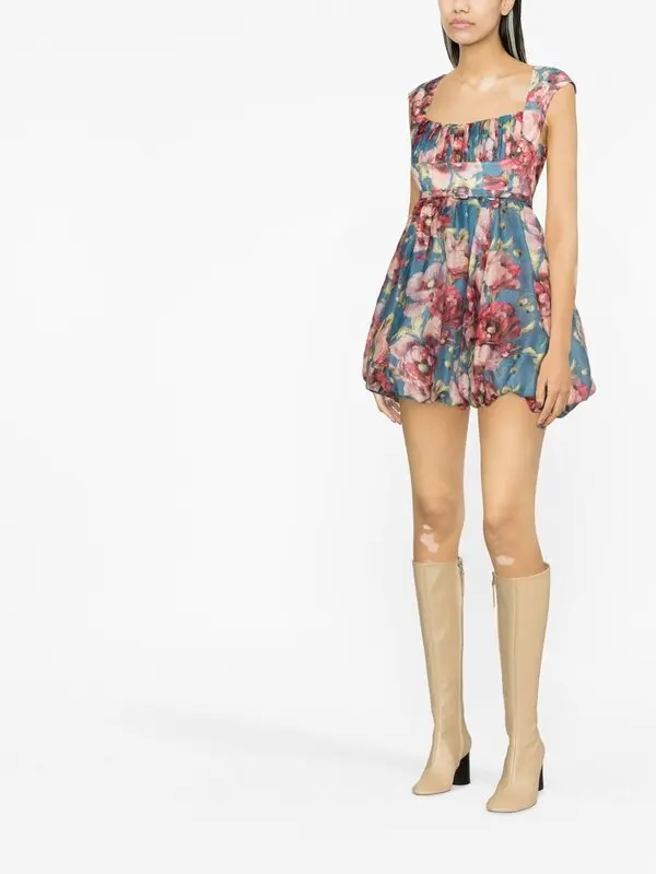 Zimmermann Floral-print Minidress