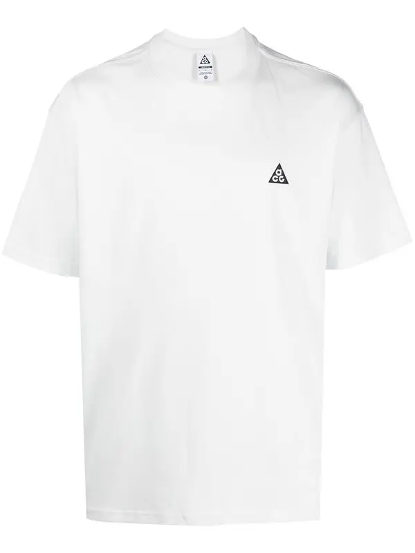 Nike Logo-embroidered T-shirt - White