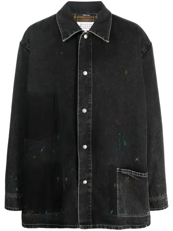 MAISON MARGIELA Single-breasted Denim Coat