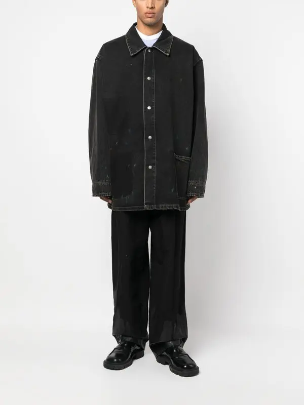 MAISON MARGIELA Single-breasted Denim Coat