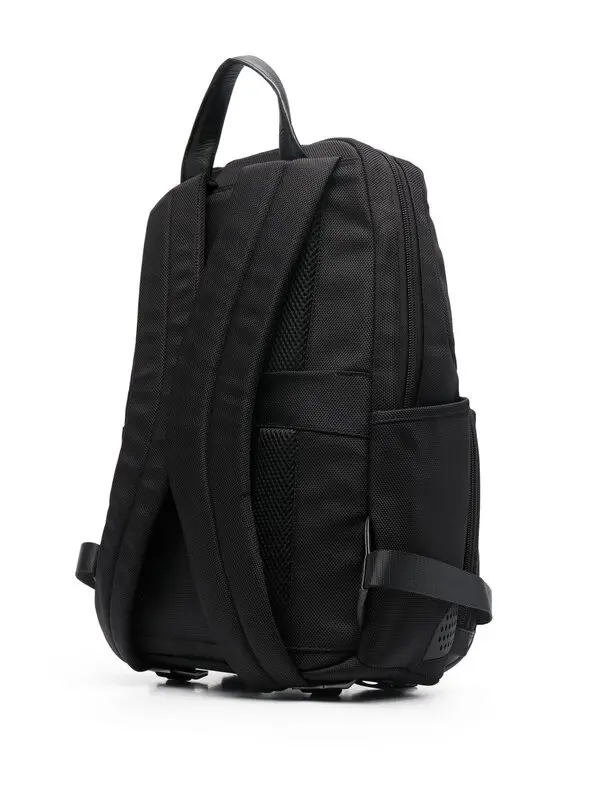 PIQUADRO Panelled Backpack - Black