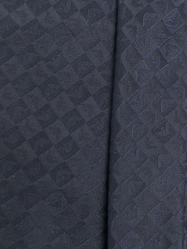 Emporio Armani Logo-jacquard Silk Neck Tie