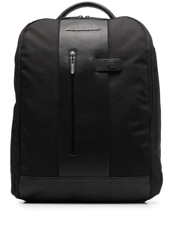 PIQUADRO Logo-patch Backpack