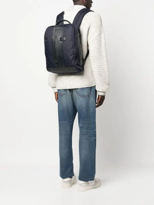 PIQUADRO Two-tone Backpack - Blue