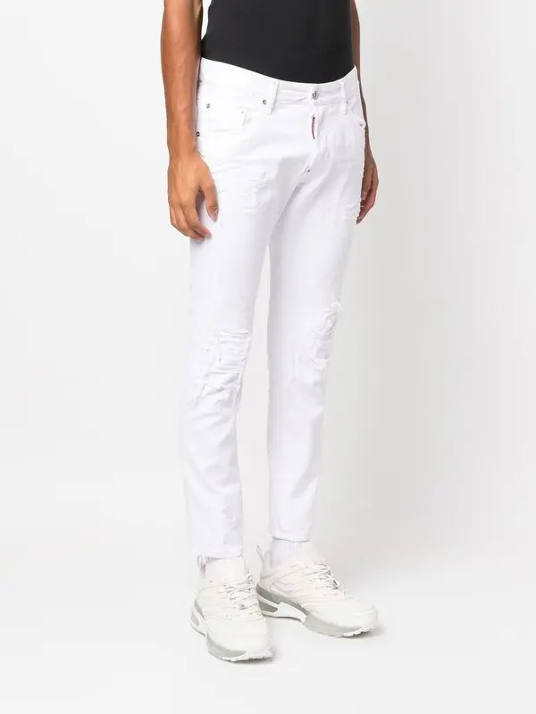 Dsquared2 Ripped Tapered Jeans
