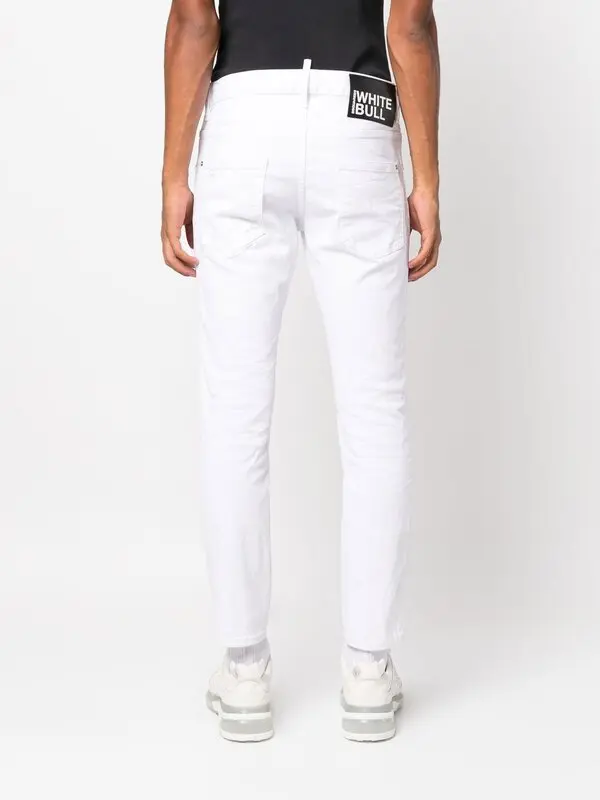Dsquared2 Ripped Tapered Jeans