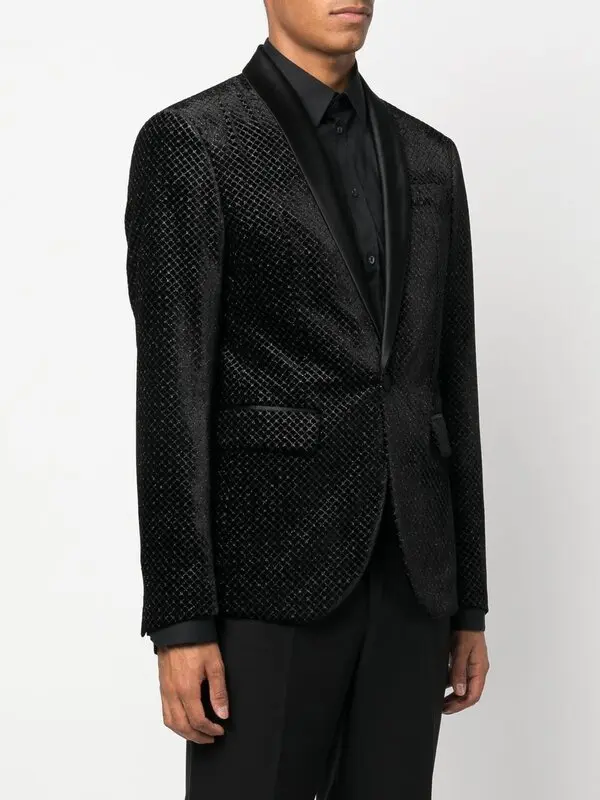 Dsquared2 Metallic-effect Single-breasted Blazer