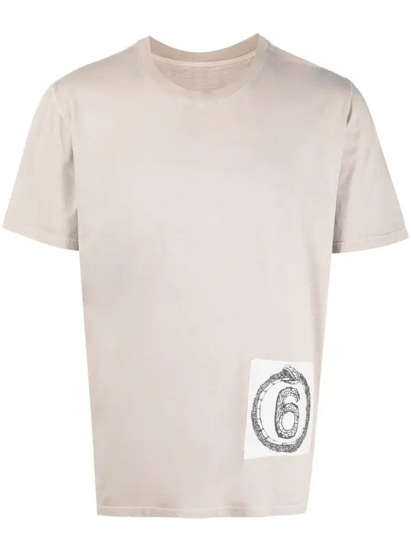 MAISON MARGIELA Logo Patch T-shirt
