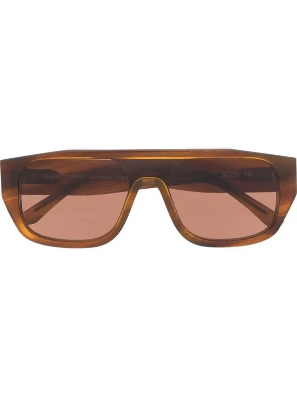 Thierry Lasry Tortoiseshell-effect Pilot-frame Sunglasses