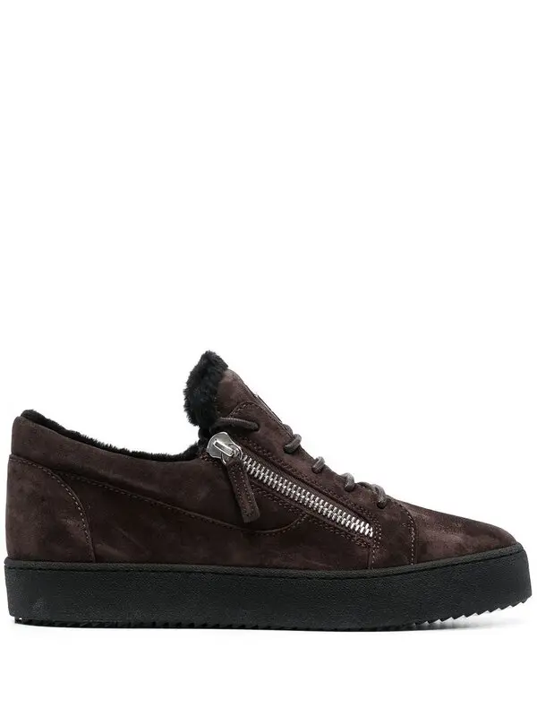 GIUSEPPE ZANOTTI May Lond Low-top Sneakers - Brown