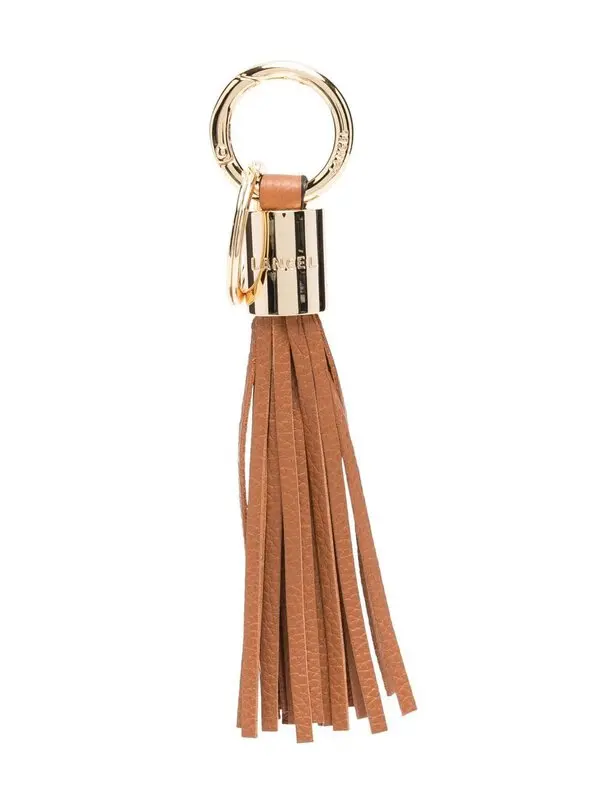 LANCEL Premier Flirt Tassel Keyring - Brown