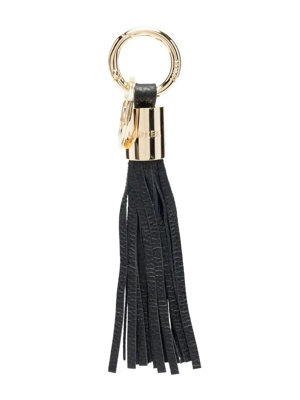 LANCEL Premier Flirt Tassel Keyring - Black