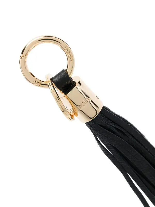 LANCEL Premier Flirt Tassel Keyring - Black