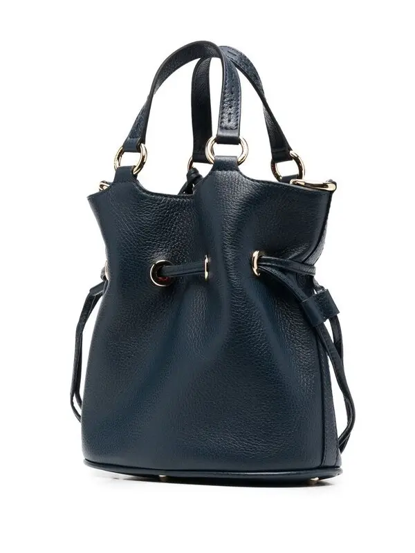 LANCEL Premier Flirt Leather Bucket Bag - Blue