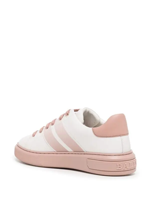 Bally Glitter-logo Side-stripe Sneakers