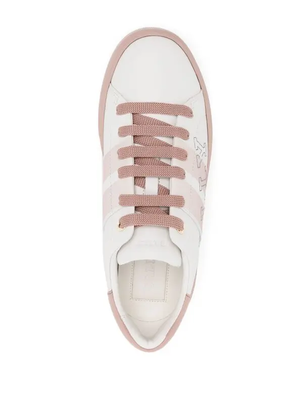 Bally Glitter-logo Side-stripe Sneakers