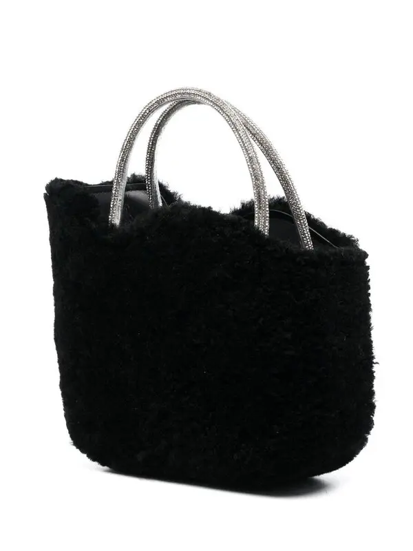 LE SILLA Micro Ivy Shearling Bag