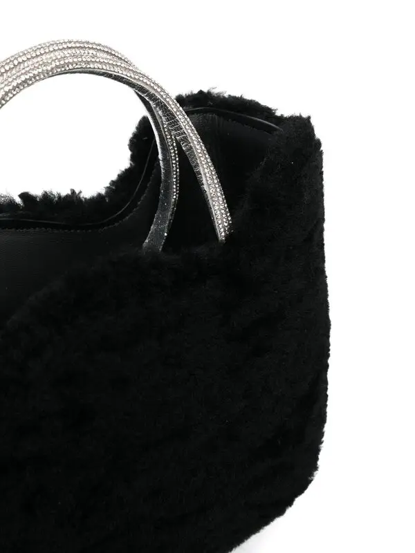 LE SILLA Micro Ivy Shearling Bag