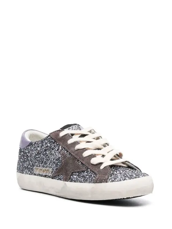 GOLDEN GOOSE Super-star Glitter Sneakers