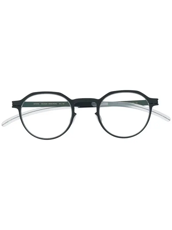 Mykita Armstrong Round Frame Glasses - Blue