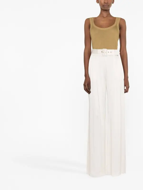 Zimmermann Belted Wide-leg Trousers