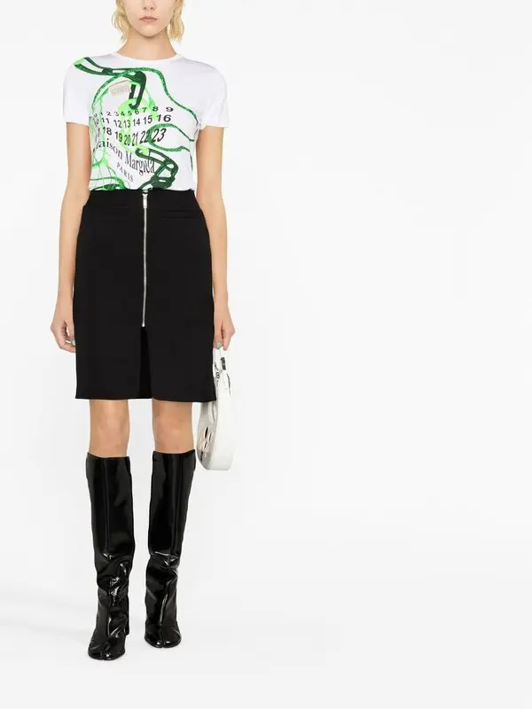 COURREGES Zip-fastening Skirt