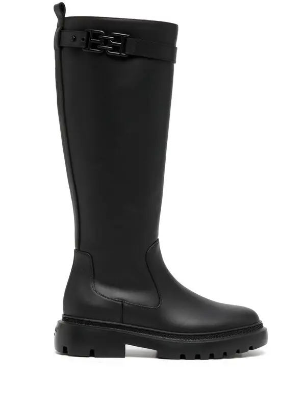 Bally Gaila Leather Knee-high Boots