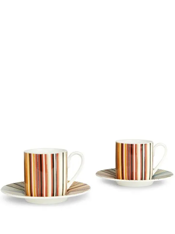 Missoni Stripes Jenkins Coffee Set - White