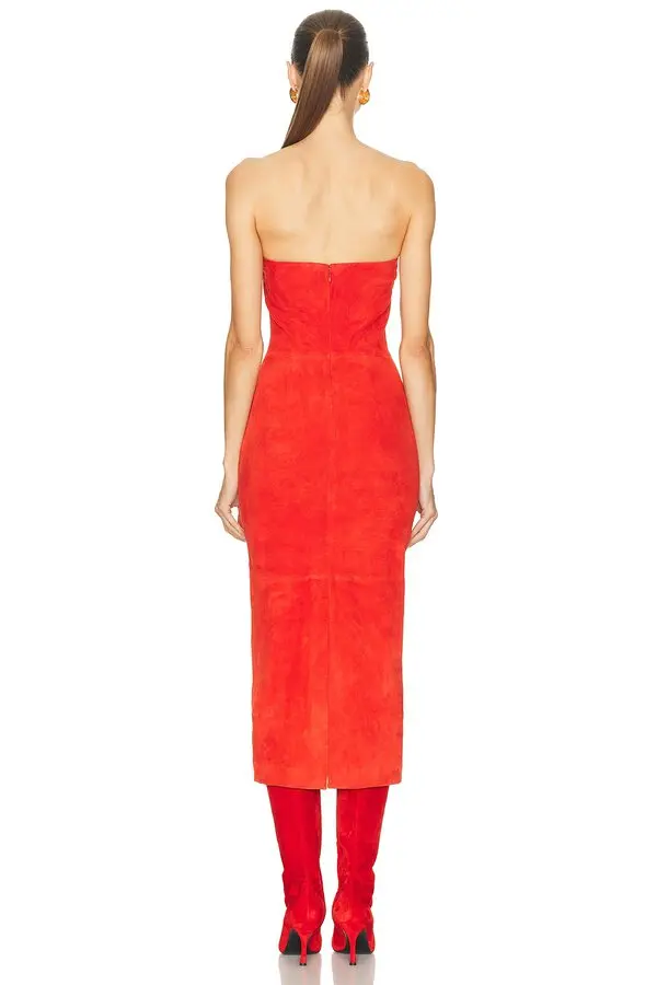 red leather tube dress Sprwmn In Chocolate - - 45% Off pdf-pattern
