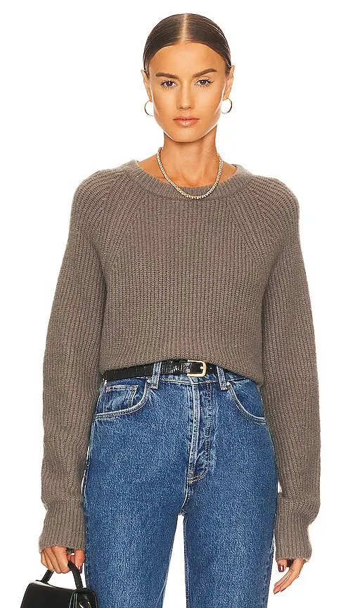 JOHN & JENN BY LINE Jax Ribbed Knit Sweater