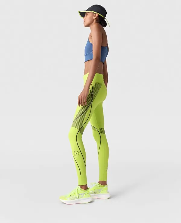 Stella McCartney Truepace Running Leggings - Bahia Glow Green
