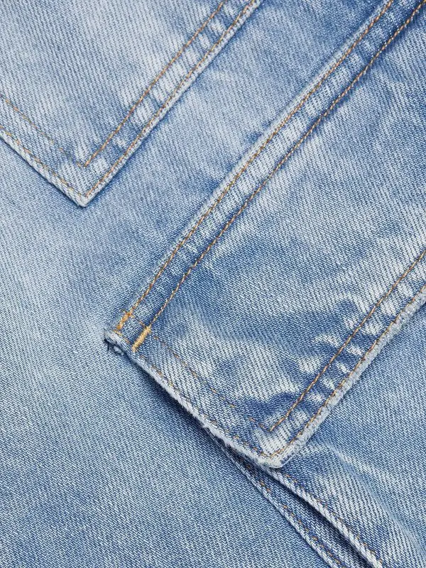 Alice + Olivia Cay Baggy Denim Cargo Pants