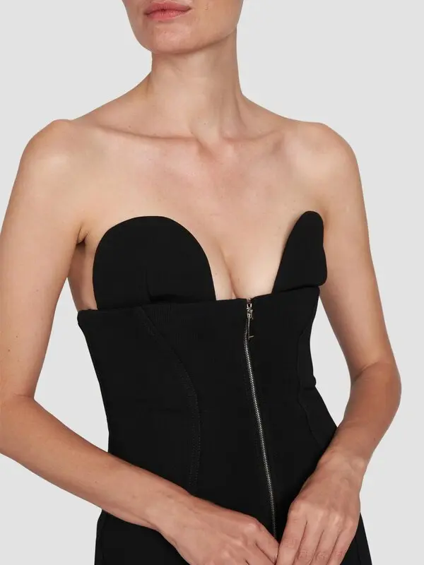Off-White Ablohland Crepe Midi-dress