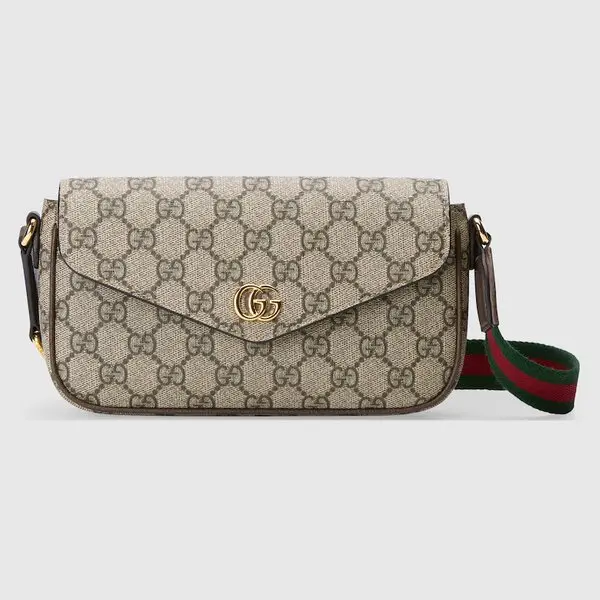 Gucci Ophidia Small Shoulder Bag Gg Canvas - Beige