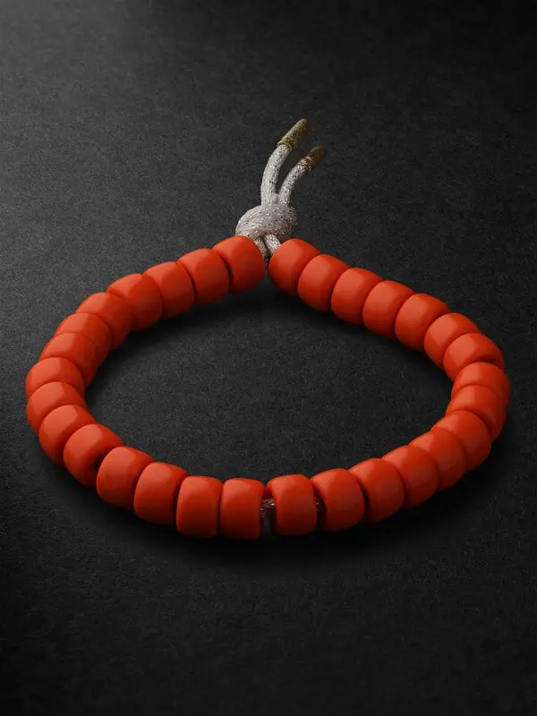 Carolina Bucci Forte Beads Cornelian Bracelet - Orange