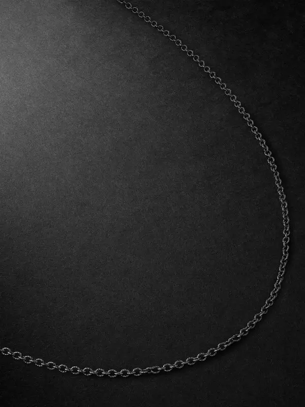 Carolina Bucci Blackened Chain Necklace - Gold